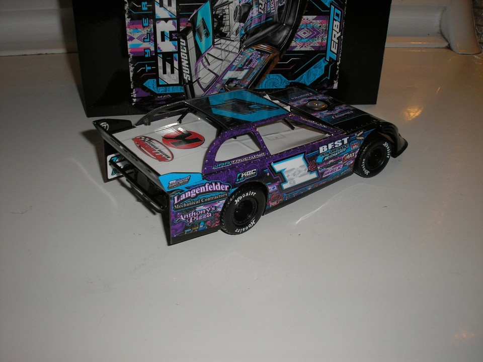 ADC TYLER ERB #1 TERBO 2024 WORLD 100 Outlaw Late Model Dirt Car Purple ...