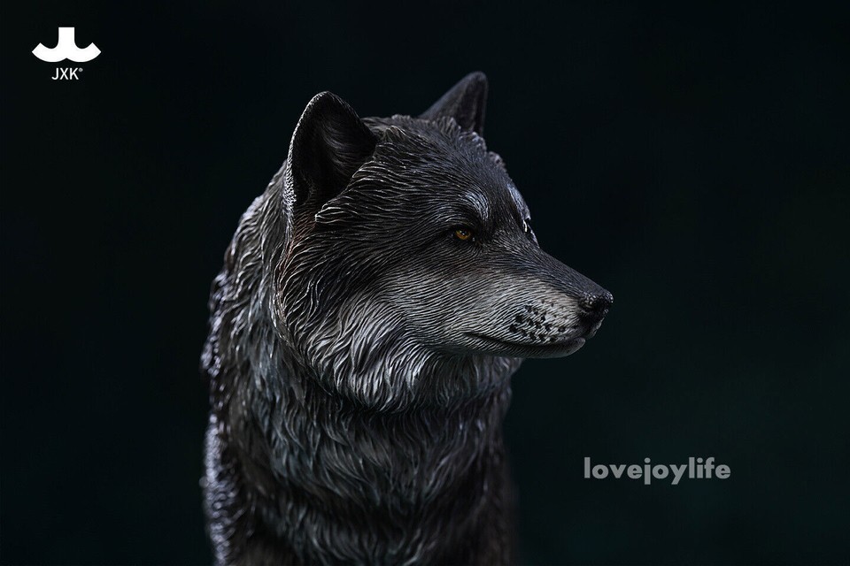 JXK 1/6 Arctic Wolf Model Canis Lupus Arctos Figure Wild Animal ...