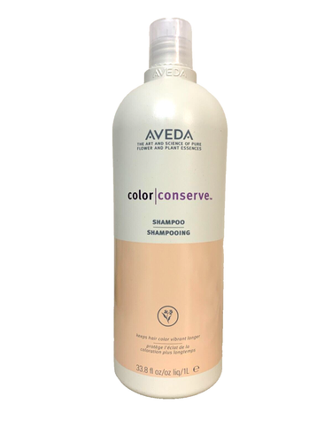 Aveda Color Conserve SHAMPOO 33.8oz / 1 Liter SALON SIZE New ...