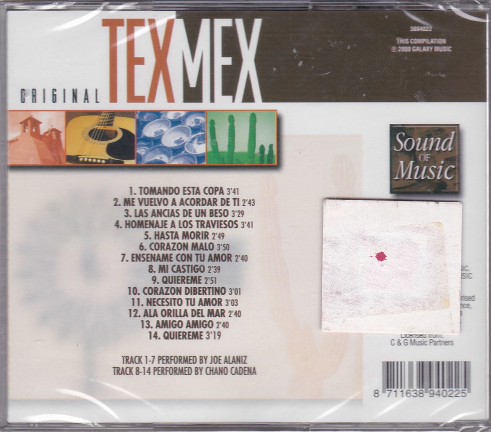 CD 14T ORIGINAL TEX MEX (JOE ALANIZ/CHANO CADENA) 200 NEUF SCELLE | eBay