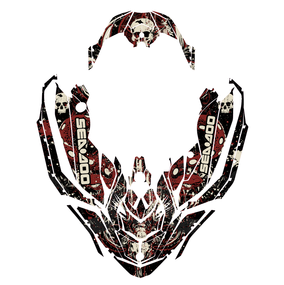 Wrap SEADOO SPARK trixx GRAPHIC KIT 2up + 3up Jet Ski SEA DOO Vinyl ...