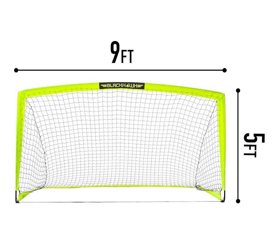 Franklin Sports Blackhawk Backyard Soccer Goal - Portable Pop Up Soccer ...