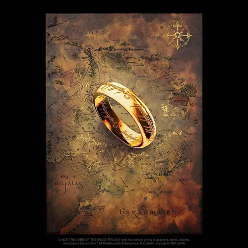 Displate Limited Edition - The One Ring - Lord of the Rings x/2000 ...