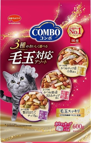 Combo Cat Food, Assorted Hairball Compatible, Plenty of Ingredients ...