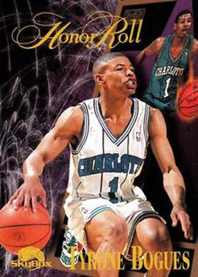 #249 Muggsy Bogues - Charlotte Hornets - 1995-96 SkyBox Premium ...