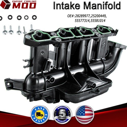 Intake Manifold For 2012-2020 Chevrolet Cruze Sonic Trax Encore L4 1.4L ...