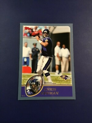 2003 Topps # 243 CHRIS REDMAN Baltimore Ravens Sharp LOOK ! | eBay