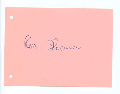 RON SLOCUM Autographed Album Page/Index Card 1969 Padres | eBay