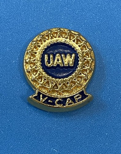 UAW V-CAP Lapel Pin - United Auto Workers Union Community Action ...