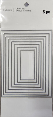 Recollections Rectangle Dies 8 pc Frames | eBay