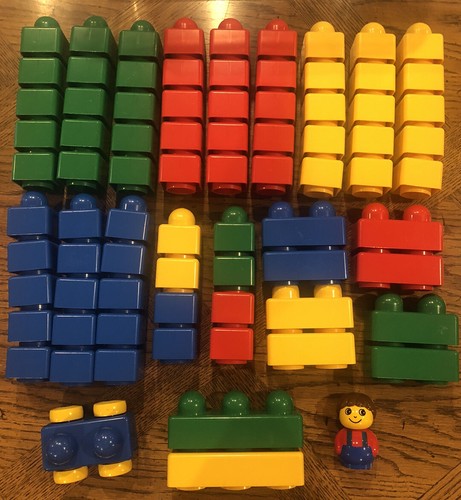 Lego Primo Duplo Lot 80 Pieces Vintage 1990s Toddler Baby’s First 1990s ...