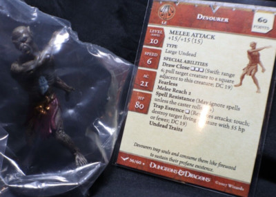 dungeons and dragons MINIATURES, Unhallowed - Devourer - WITH CARD | eBay