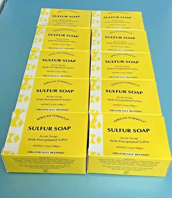 10-PACK Sulfur Soap Acne Treatment Facial Soap. Jabon Azufre, 3.5oz. | eBay