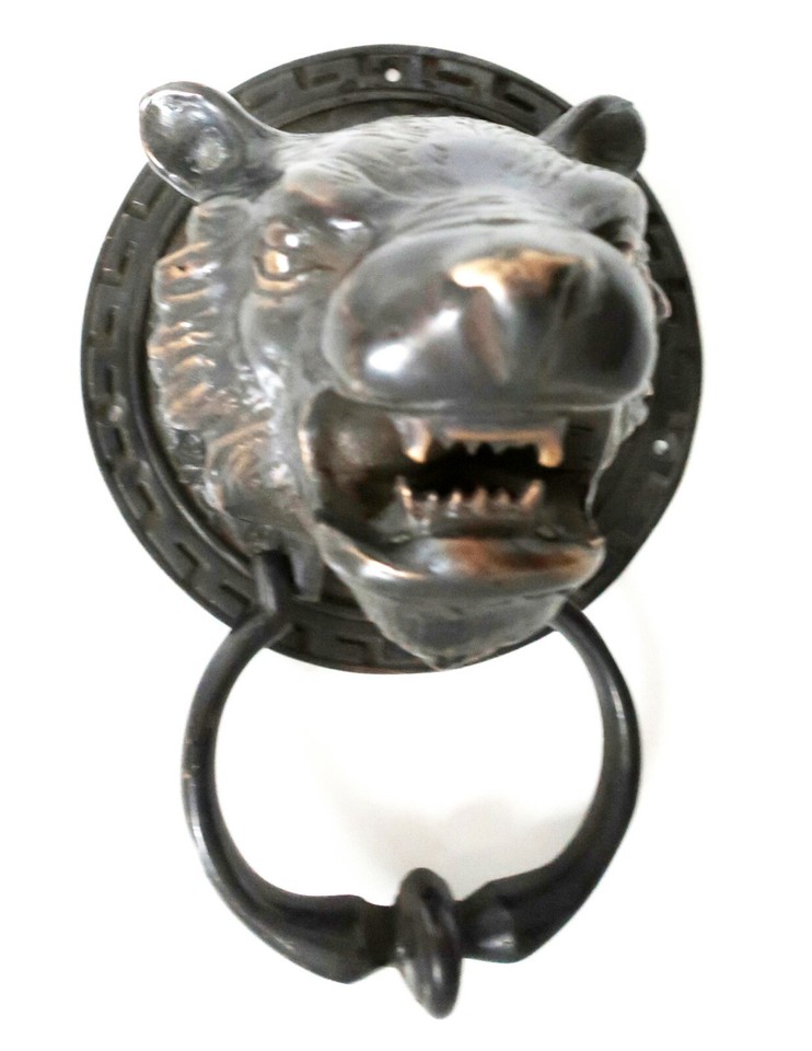 SOLID BRASS DOOR KNOCKER shaped like SKELETON/SKULL, PIG, IRISH ...