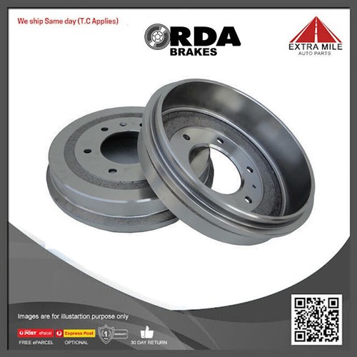 RDA Pair Rear Brake Drum For Hyundai Accent LC 1.5L/1.6L G4EC G4ED 4cyl ...