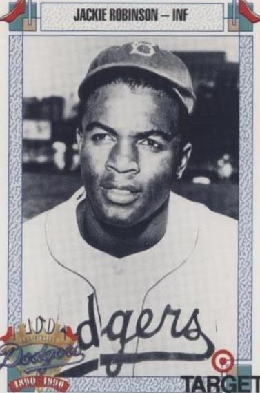 1990 Target Dodgers 100th Anniversary - Jackie Robinson #676 for sale ...