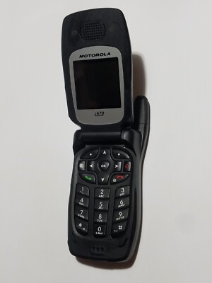 Classic Vintage Motorola Nextel i670 Chirp Bleep PTT Cell Phone ...