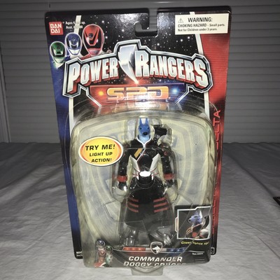 2004 BANDAI--POWER RANGERS SPACE SPD--COMMANDER DOGGIE KRUGER! Sealed ...
