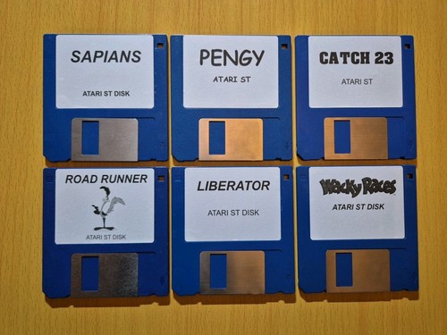 Mix Lot of Vintage ATARI ST Floppy Disk Game Softwares Collection | eBay UK