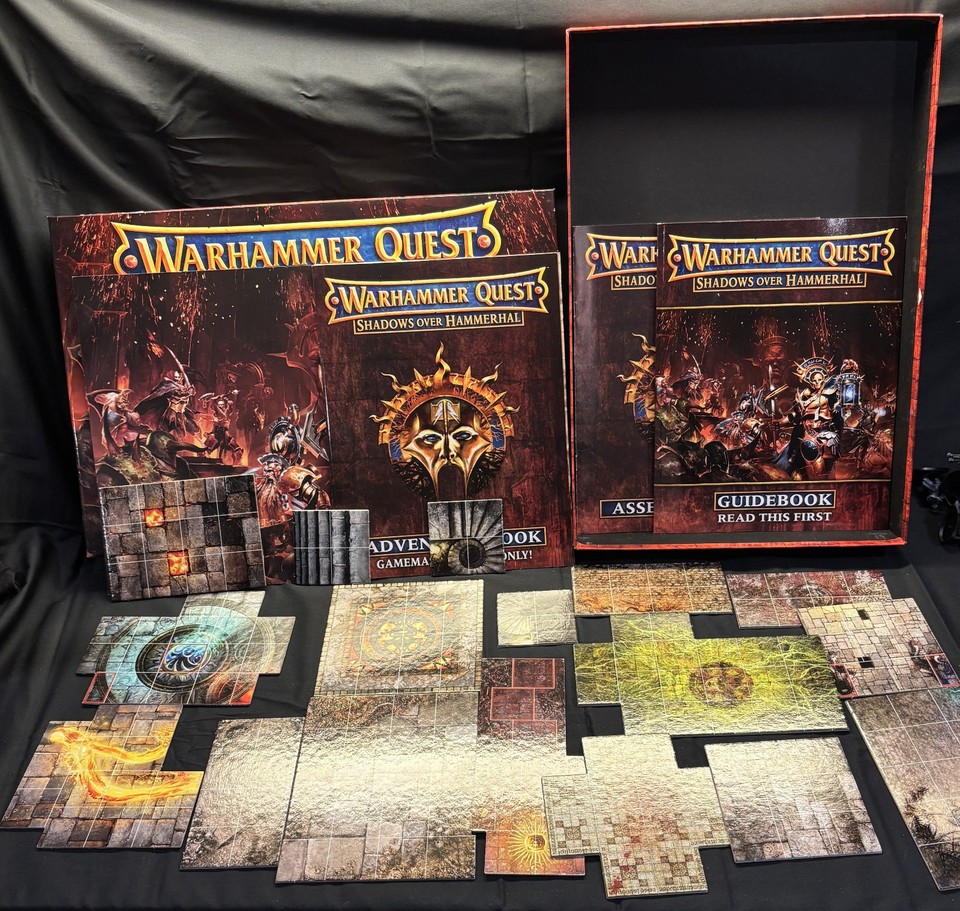 warhammer quest shadows over hammerhal COMPLETE, open, miniatures ...