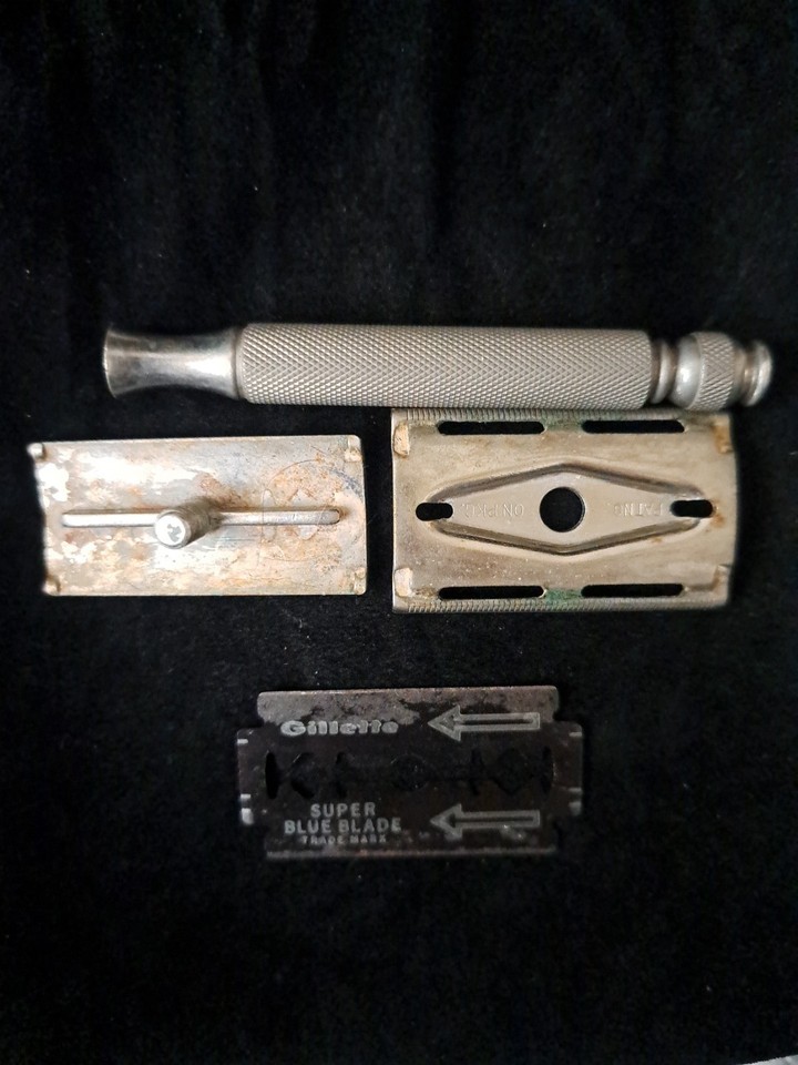 Gillette Ball End Tech Vintage Double Edge Safety Razor 1956 | eBay