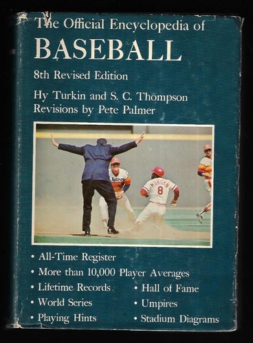 1976 Official Encyclopedia of Baseball, 8th Ed., Hardback with Dust ...