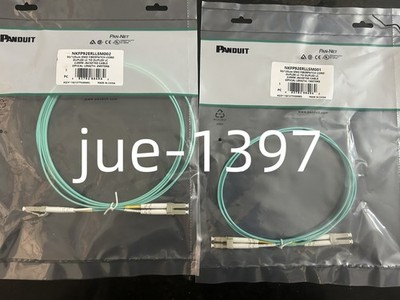 Panduit Fiber Optic Duplex Patch Network Cable LC/LC Multi-mode Qty（10 ...