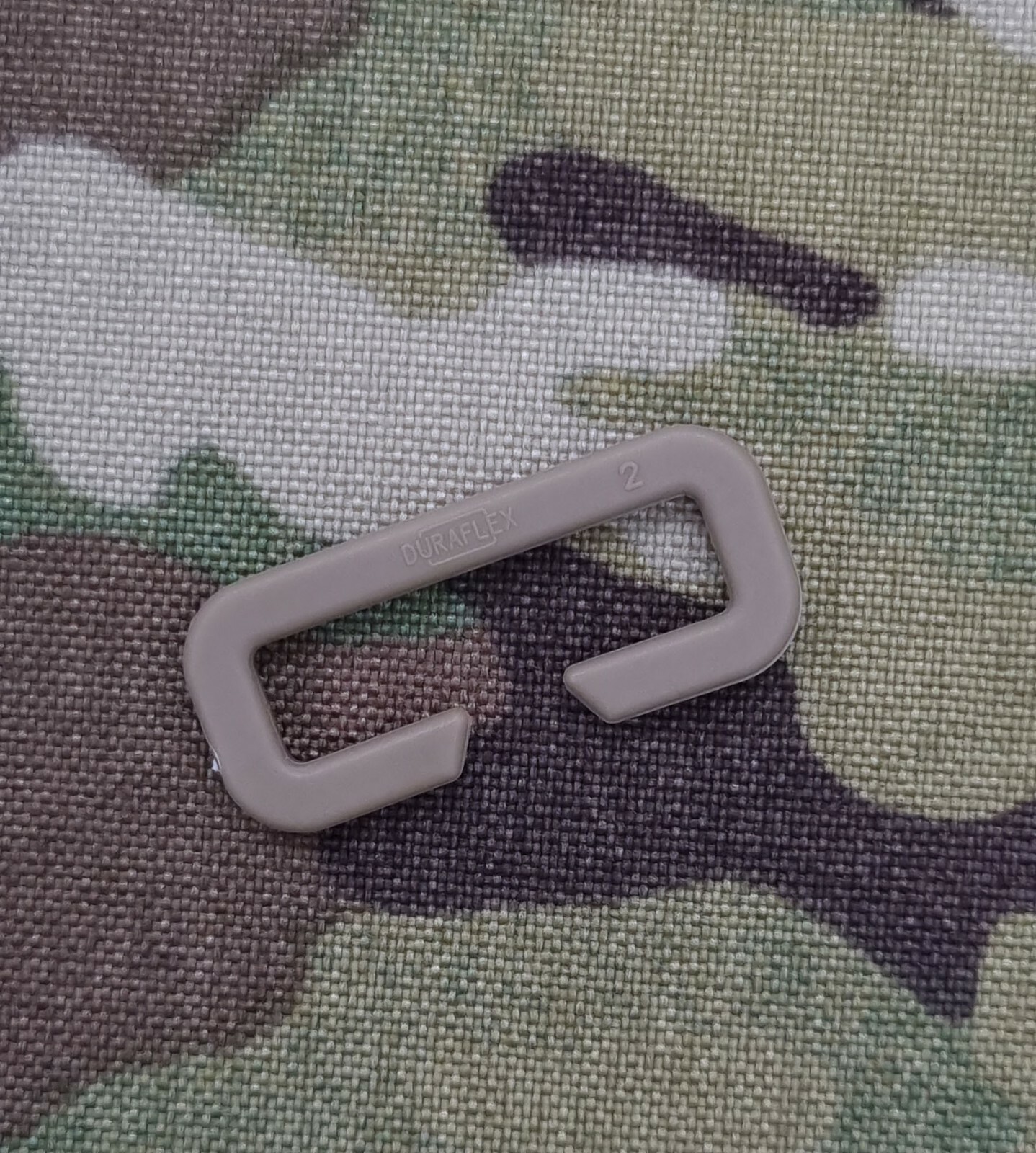 Pack of Ten - Duraflex Tan499 IR 25mm - 1" Split Loop (Square Ring ...