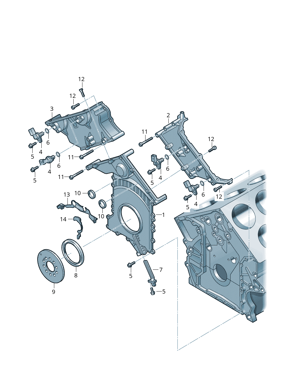 Genuine VW 030906149A 030 906 149 A Engine Camshaft Position O Ring for ...