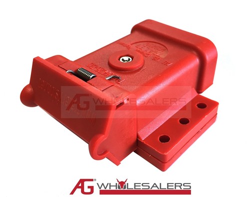 RED ANDERSON PLUG MOUNTING KIT 50A MOUNT COVER DUST CAP EXTERNAL ...