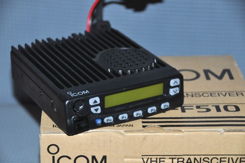 ICOM IC-F510 BIIS VHF Transceiver Funkgerät LKW mit Handsprechgerät 256 ...