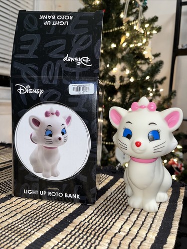 Disney The Aristocats Marie Coin Bank Roto Light Up New in Box | eBay