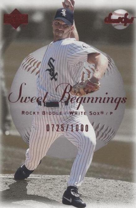 2001 Upper Deck Sweet Spot - Sweet Beginnings Rocky Biddle #87 /1000 ...