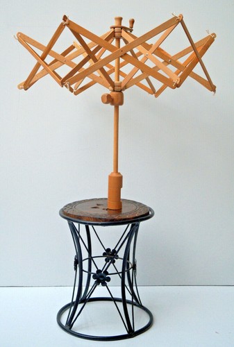 Umbrella swift yarn winder holder fiber string wool thread knitting ...