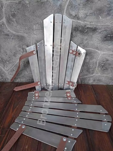 Medieval splint greaves Leg Armor LARP Reenactment Cosplay Armor Larp ...