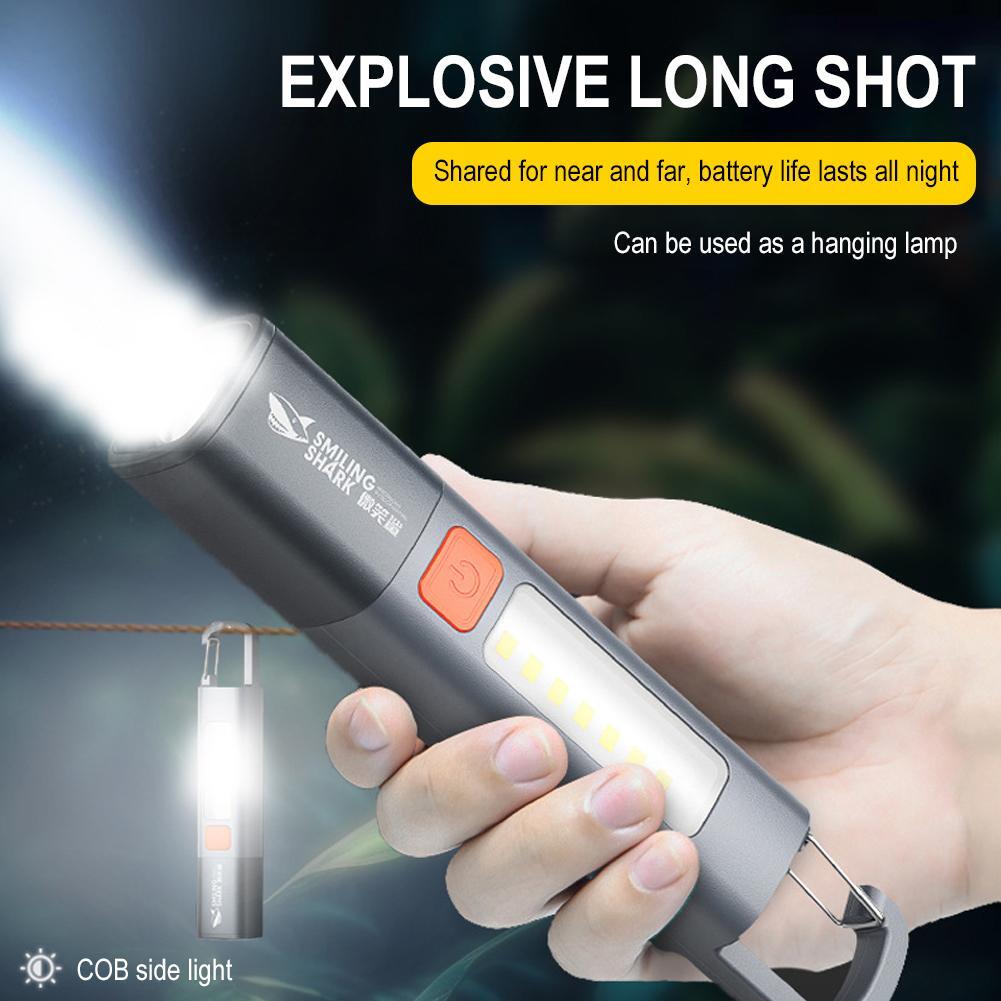 Super Bright LED Tactical Flashlight Zoomable Rechargeable USB кю | eBay