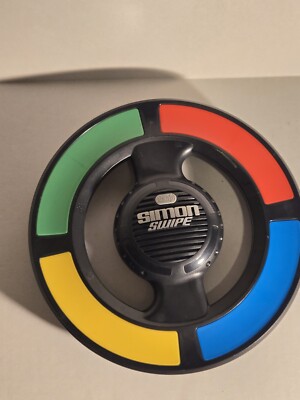 Hasbro Simon Swipe Handheld Electronic Memory Game with Sound TESTED ...