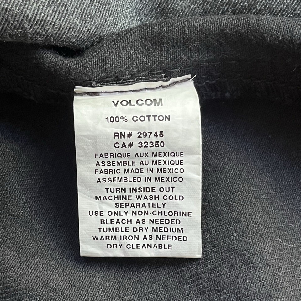 Rare Sample Volcom Stone Age X Baker Collab Black Denim Jacket Limited ...