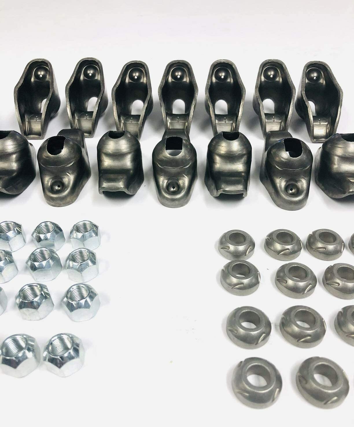 ROCKER Arms Kit/16 Long Slot 1.5 3/8 Chevy 265 283 305 307 327 350 400 ...