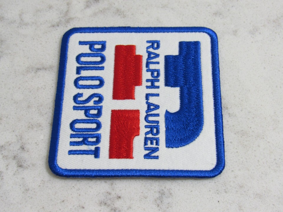 Polo Sport Ralph Lauren Red White & Blue Retro USA Embroidered Patch ...