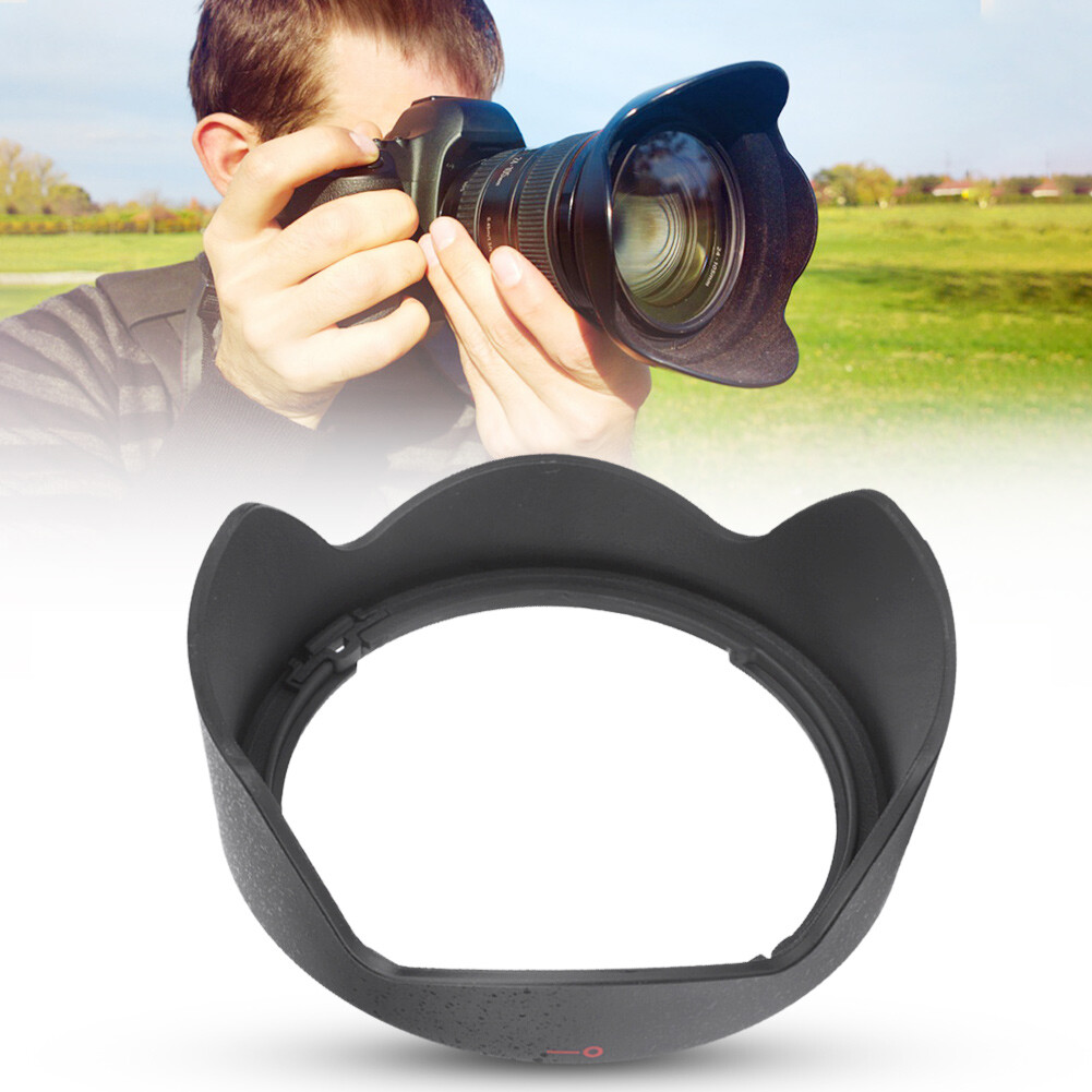 EW-73C Quality Plastic Camera Lens Hood Shade For EF S 10-18mm F4.5-5 ...