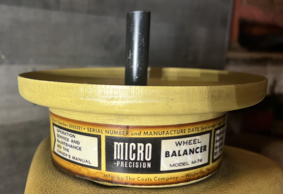 Vintage Micro Precision Wheel Balancer M-76. Base Only | eBay