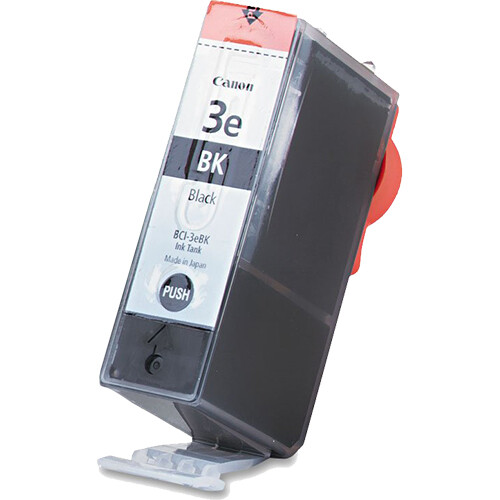 Canon BJC-6000 (BCI-3eBK) Black Standard Yield Ink Cartridge (500 Yield ...