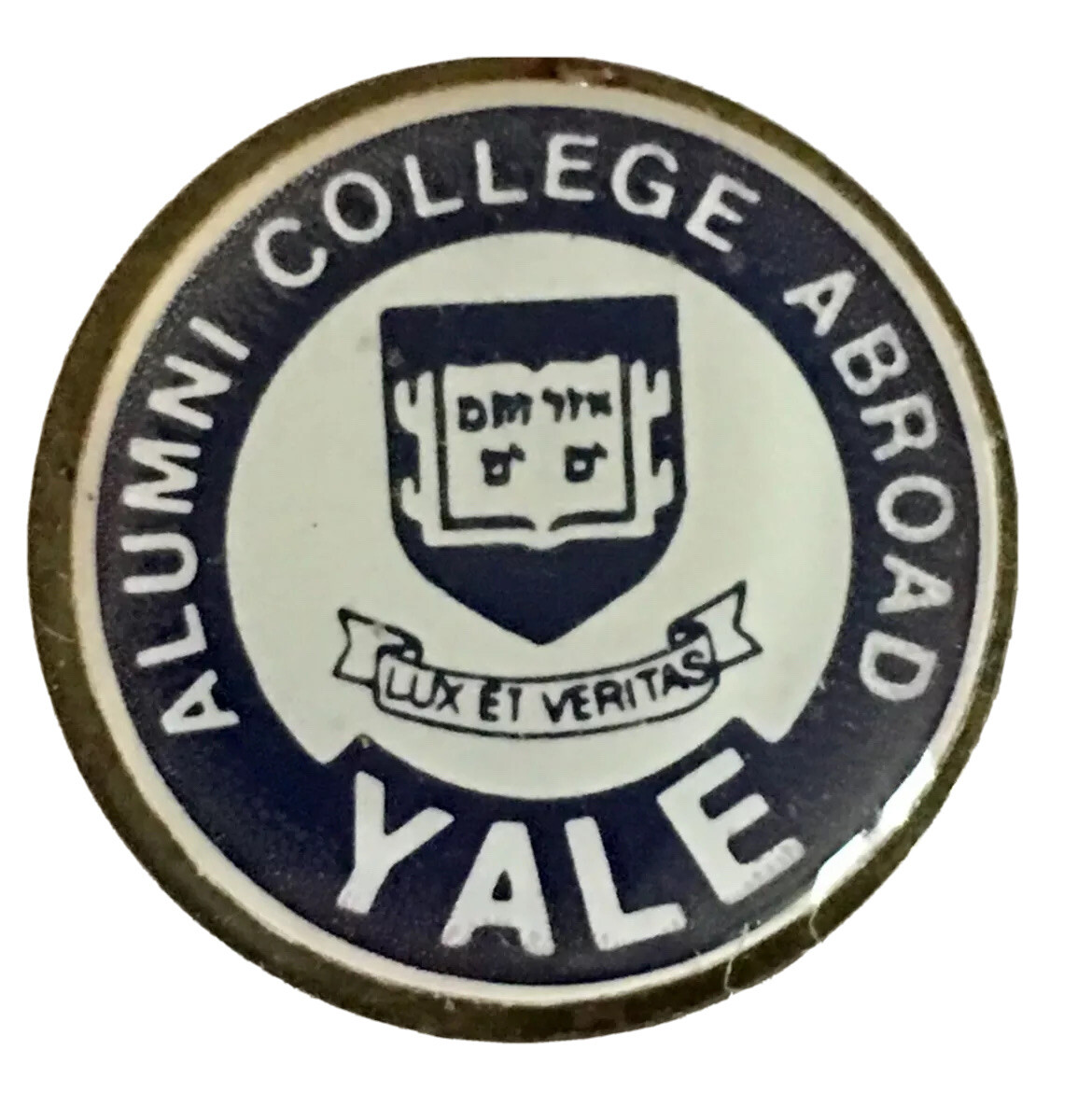 Vintage Yale University Alumni College Abroad Lapel Pin Ivy League Pin ...