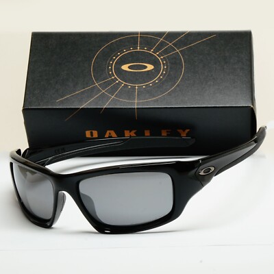 Oakley Sunglasses Polarized Valve Black Polished Iridium Glossy OO 9236 ...