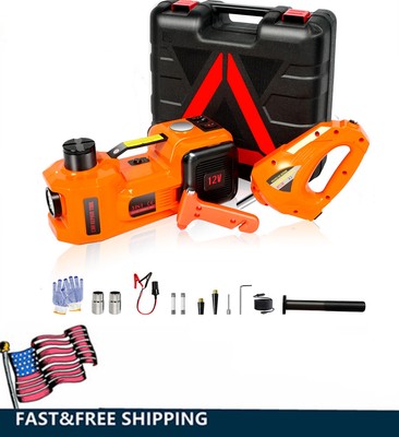 5 Ton Electric Jack Lift with Electric Impact Wrench Car Jack kit wi ...