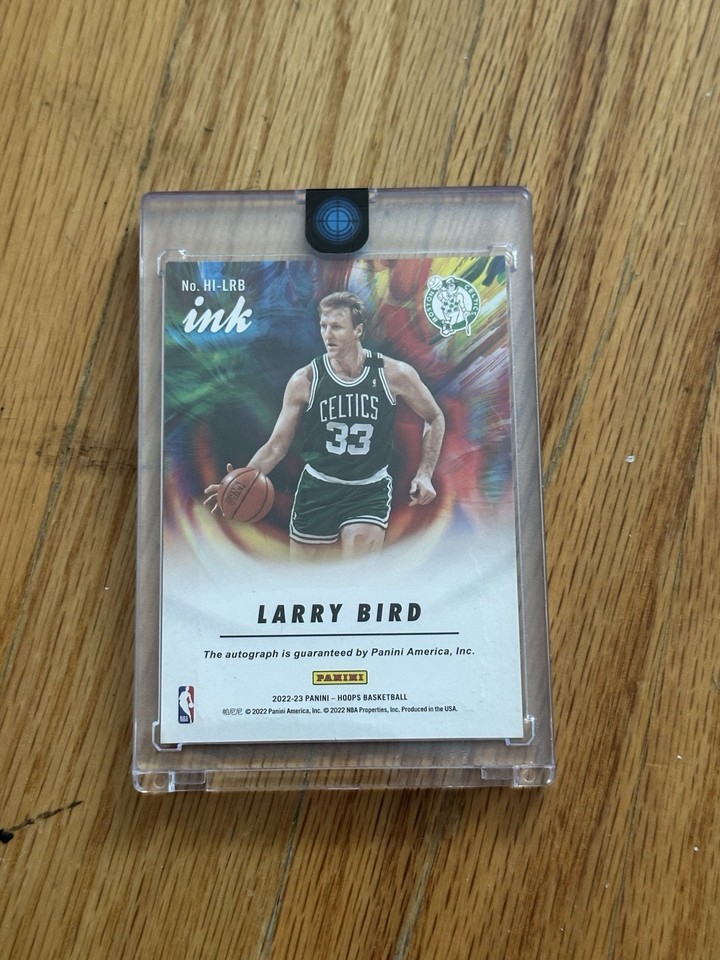 2022 LARRY BIRD HOOPS AUTOGRAPH 17/25 INK (BV150-400) #HR-LRB | eBay