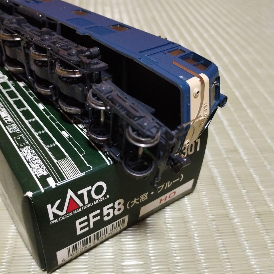Kato Ef58 1-301 Large Window. Blue Ho Gauge Model Railway | eBay