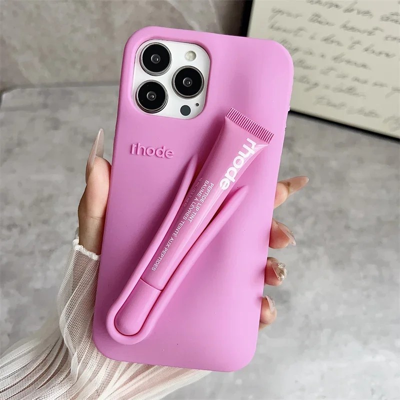 Rhode Lip-tint Silicon Phone Cases WITHOUT Lipgloss For iPhone 11 12 13 ...