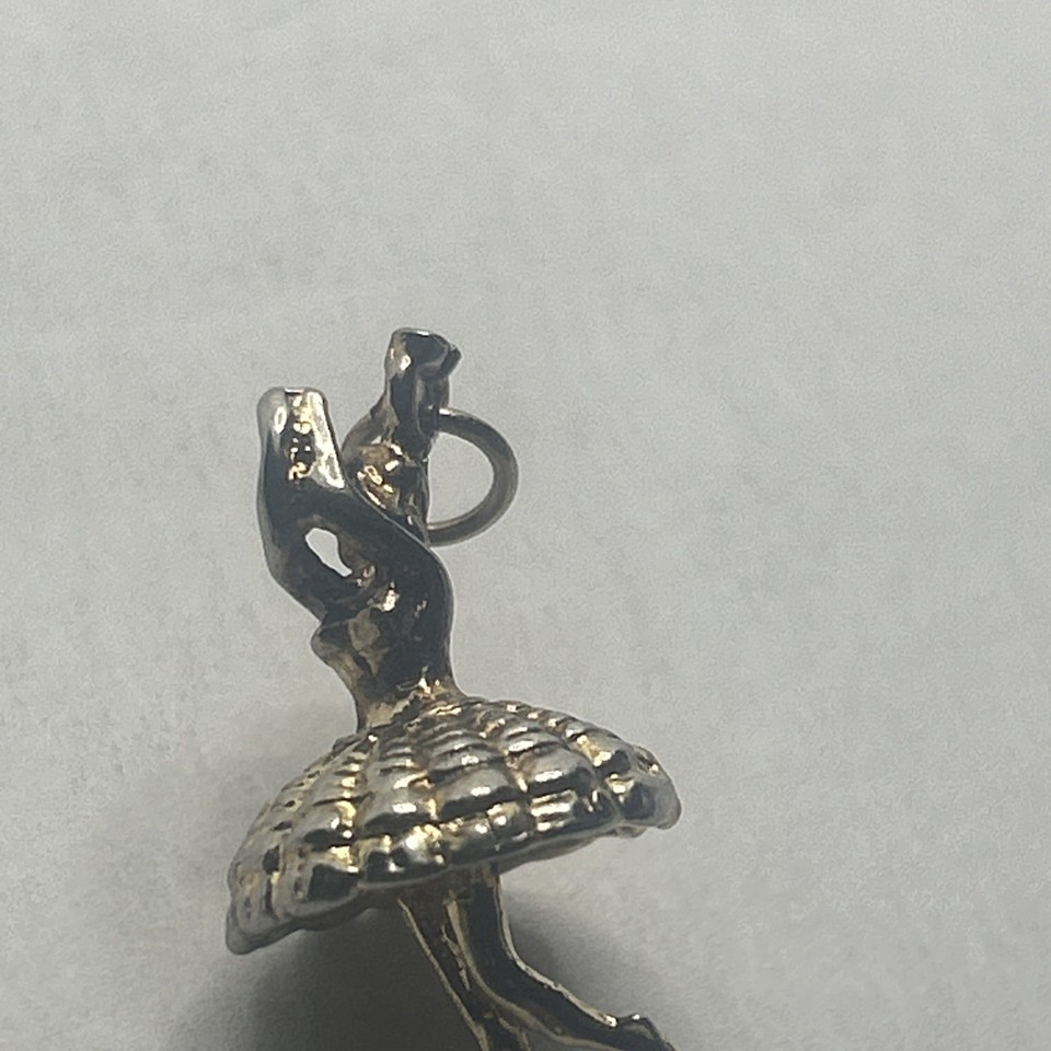 Sterling Silver Ballerina Charm Pendant Ballet Dancer Overlay 925 | eBay
